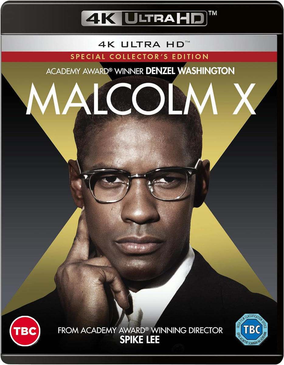 Malcolm X (UK 4K UHD, Region Free/B) w/SLIP – Orbit DVD