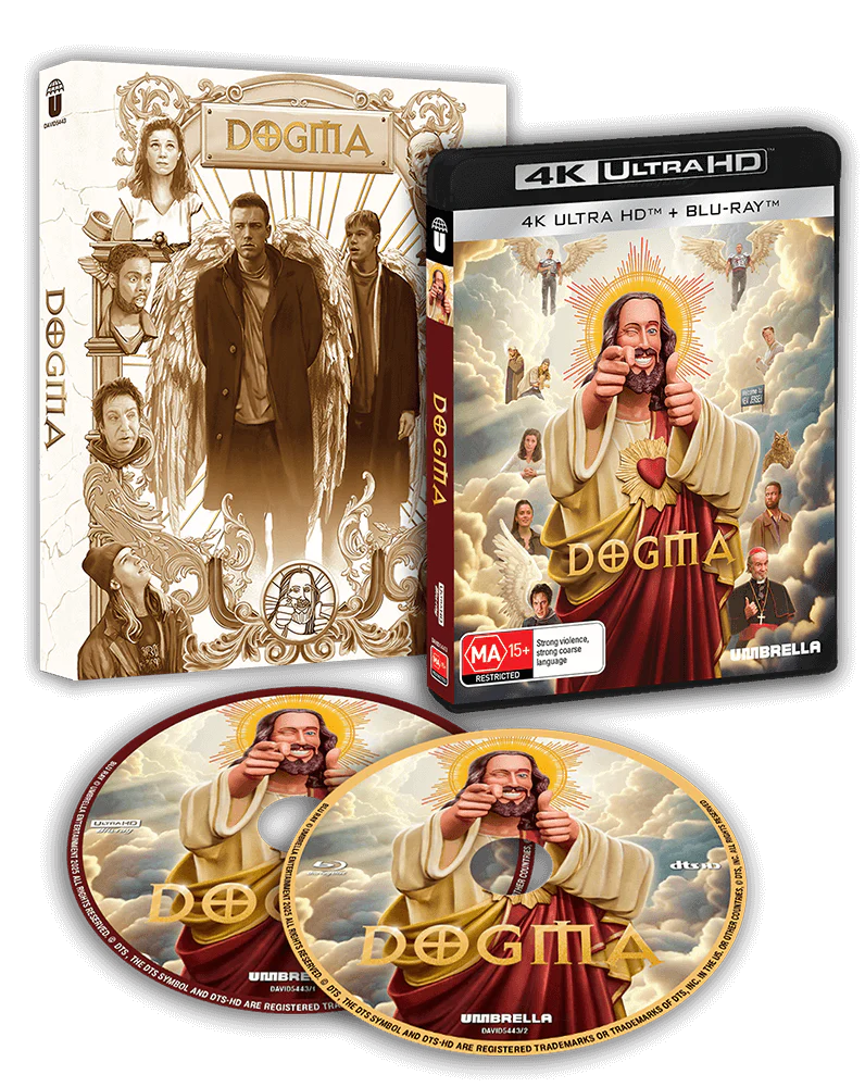 Dogma (4K UHD, Umbrella, Region Free) w/SLIP – Orbit DVD