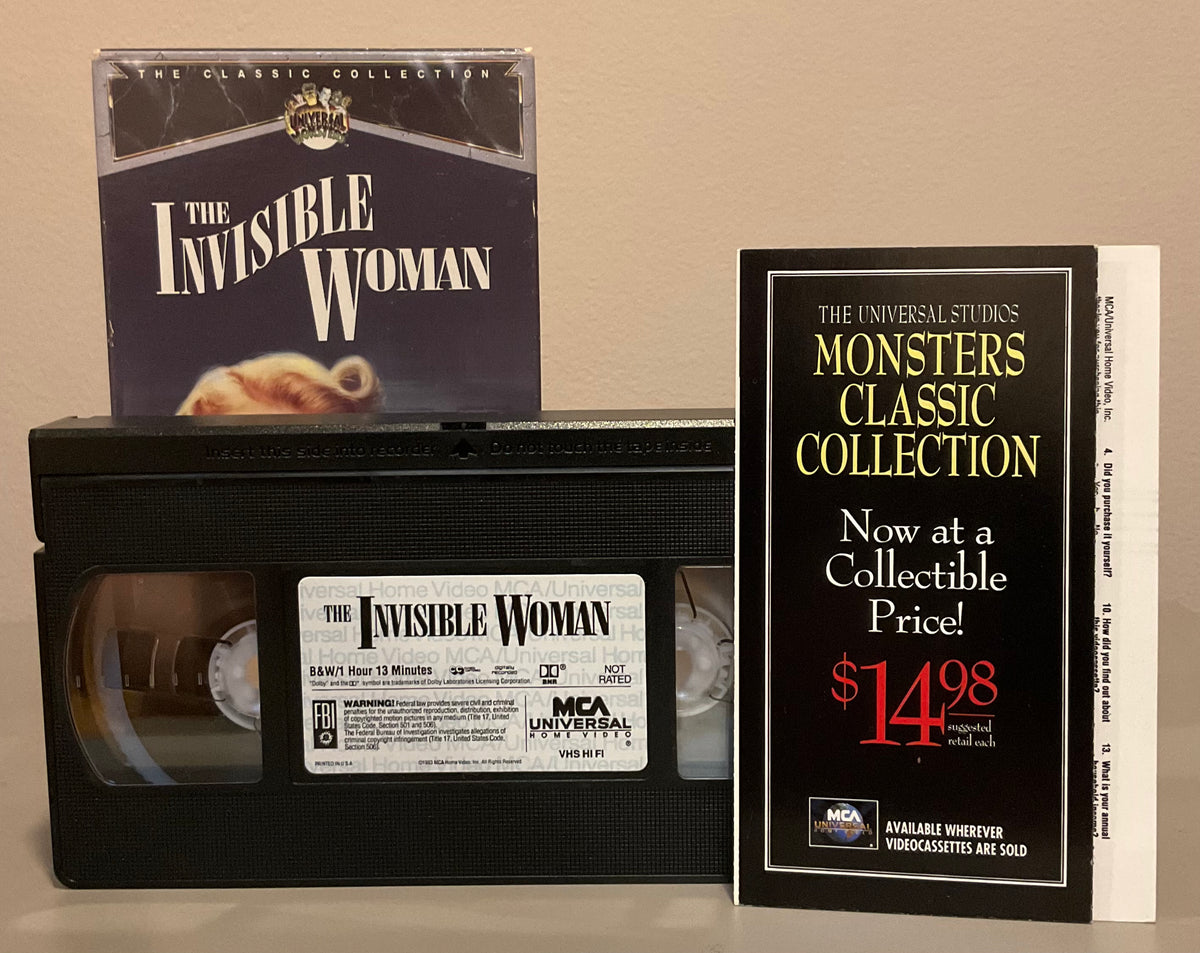 The Invisible Woman VHS – Orbit DVD