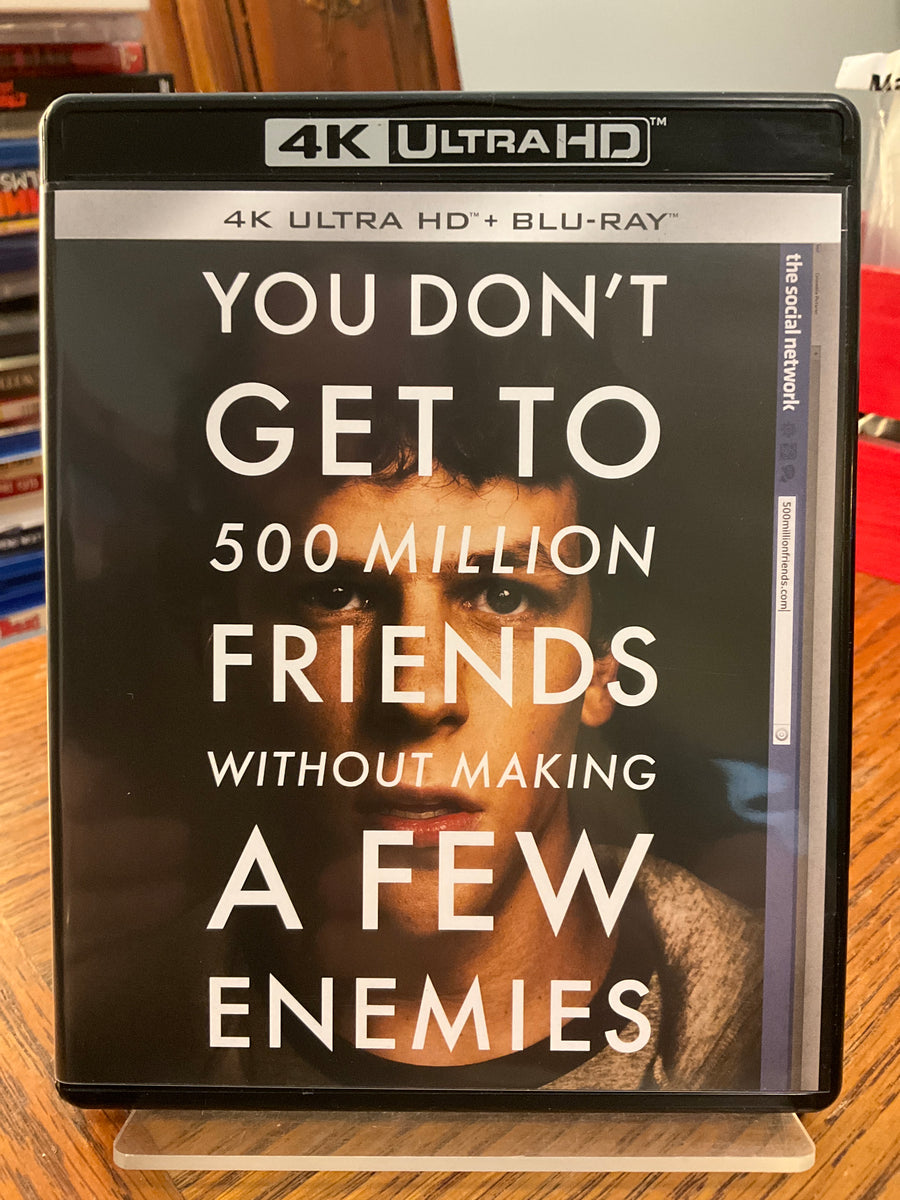 The Social Network (4K UHD) w/SLIP USED *SEE NOTE* – Orbit DVD