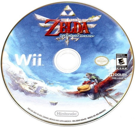 Zelda Skyward Sword Nintendo Wii LOOSE – Orbit DVD