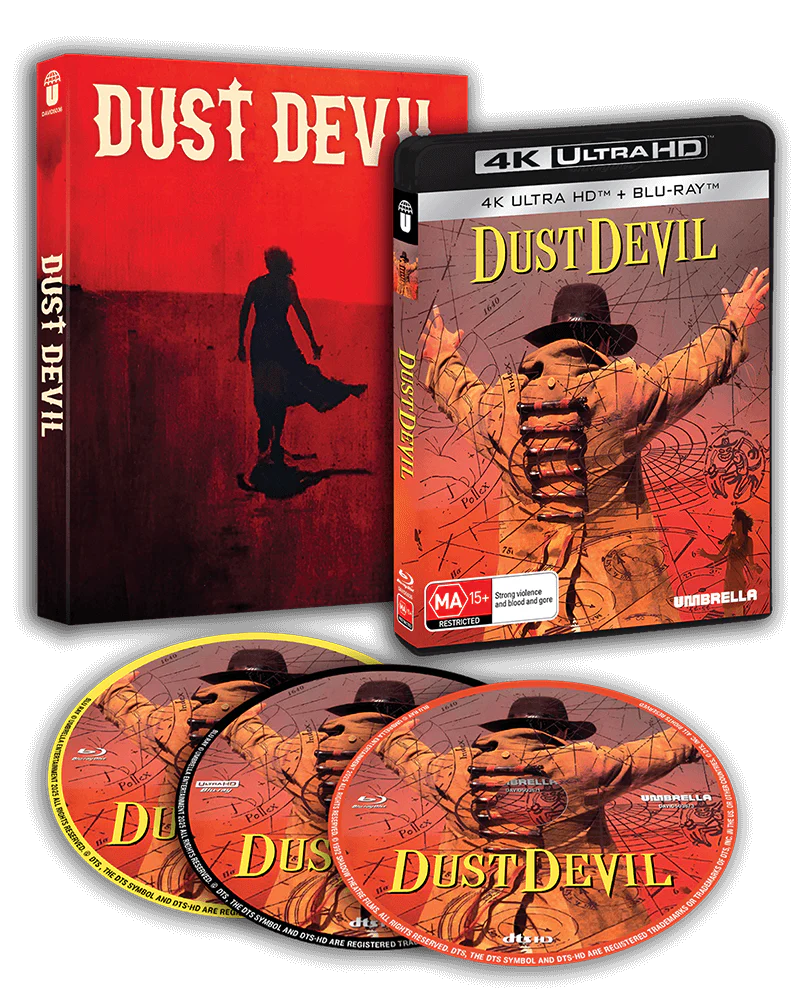 Dust Devil (4K UHD, Umbrella, Region Free) w/SLIP – Orbit DVD