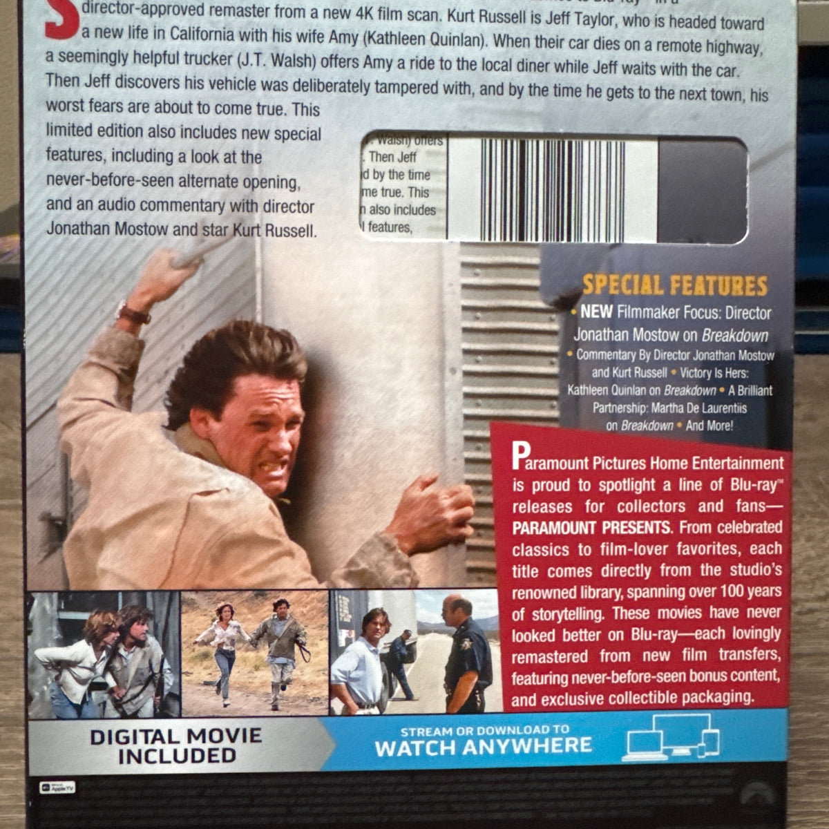 Breakdown (Paramount Presents) w/SLIP USED – Orbit DVD