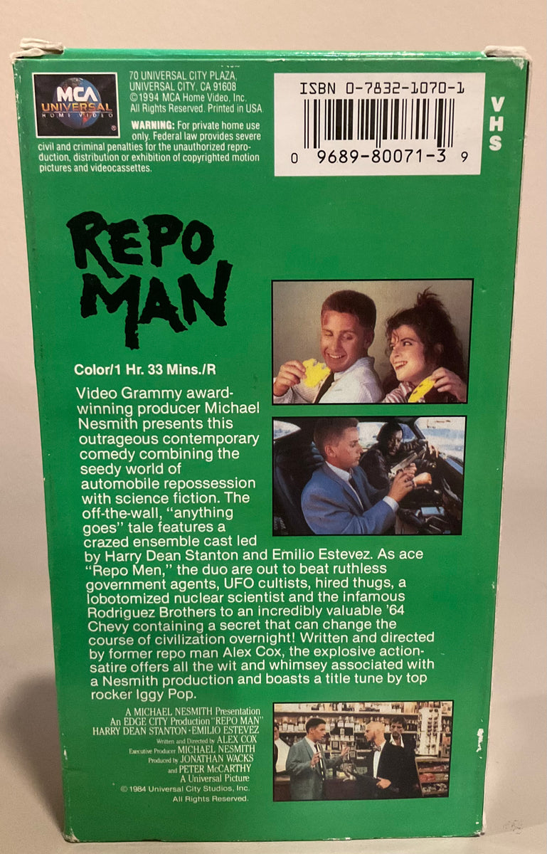 Repo Man VHS – Orbit DVD