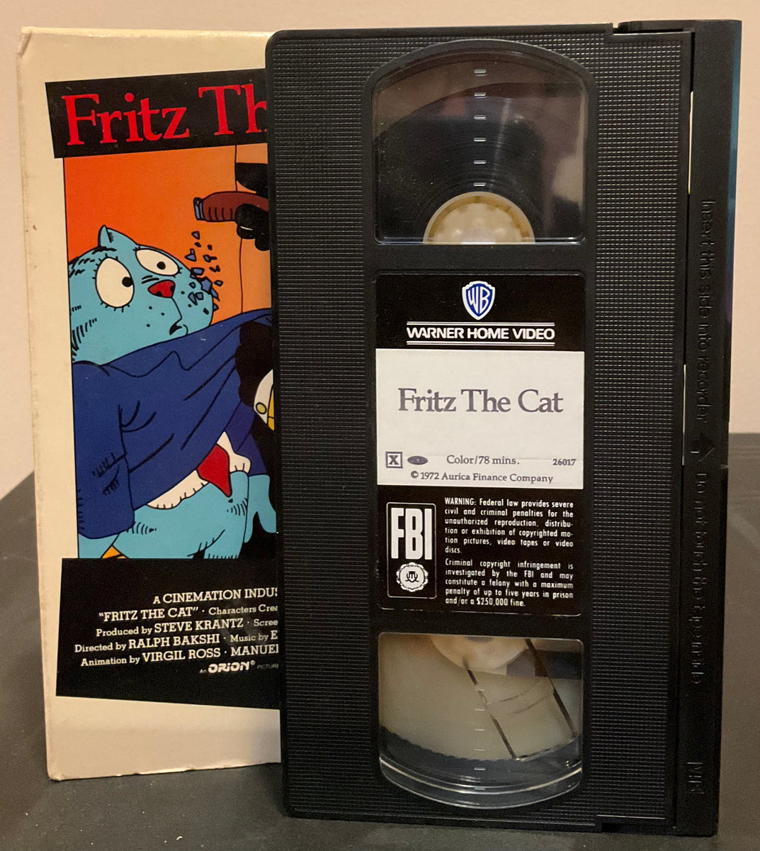 Fritz the Cat (1988 Warner Bros.) VHS – Orbit DVD