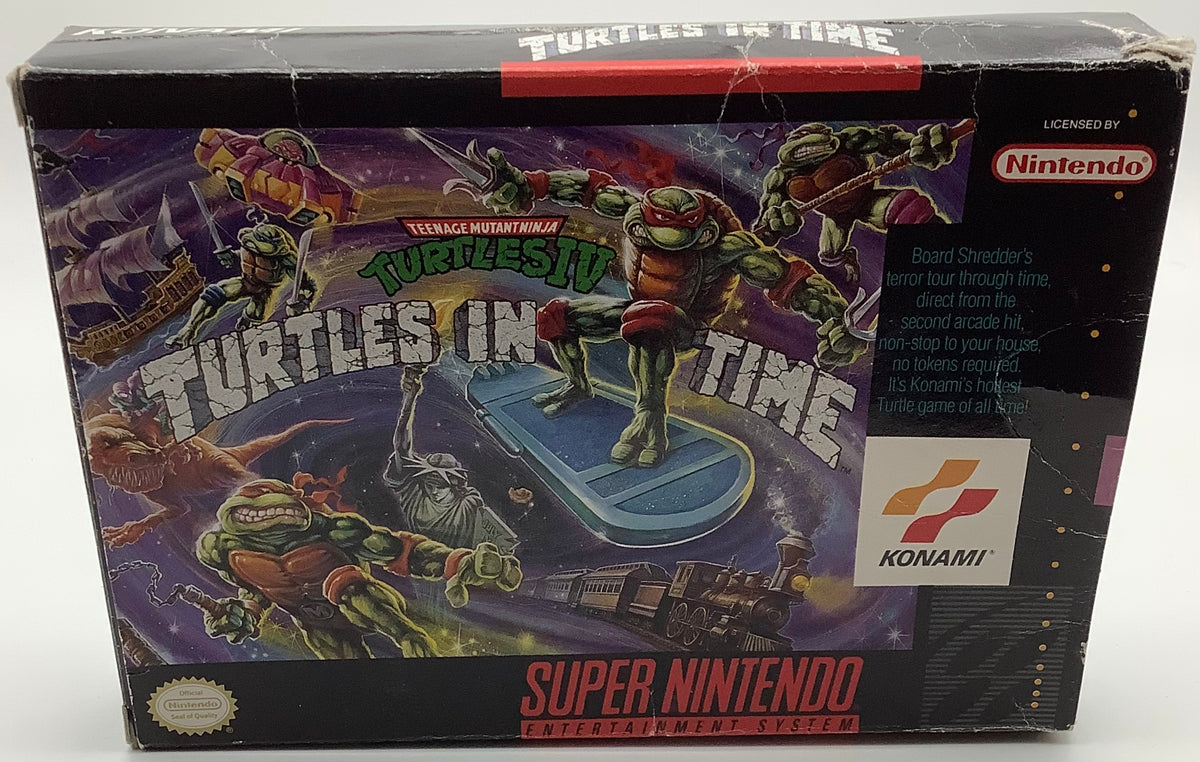 Teenage Mutant Ninja Turtles IV Turtles In Time [NO MANUAL] Super Nint ...