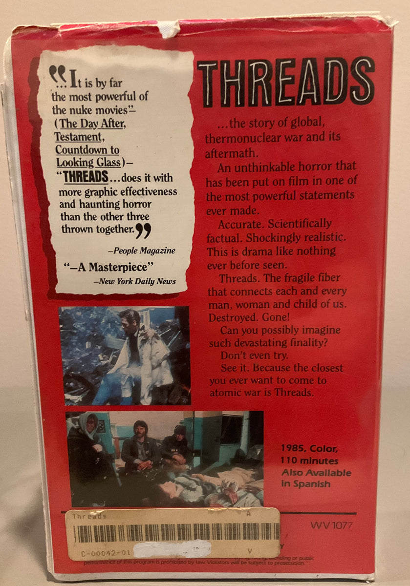 Threads (Clamshell) VHS – Orbit DVD