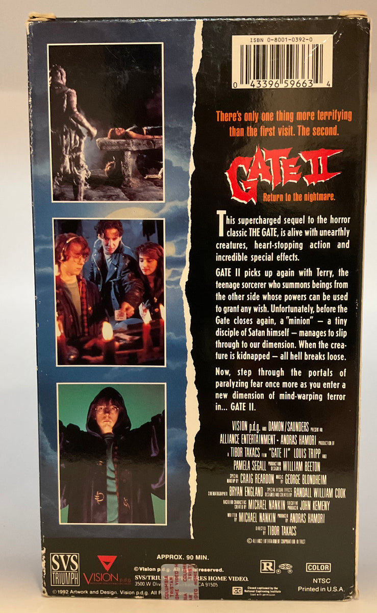 The Gate II VHS – Orbit DVD