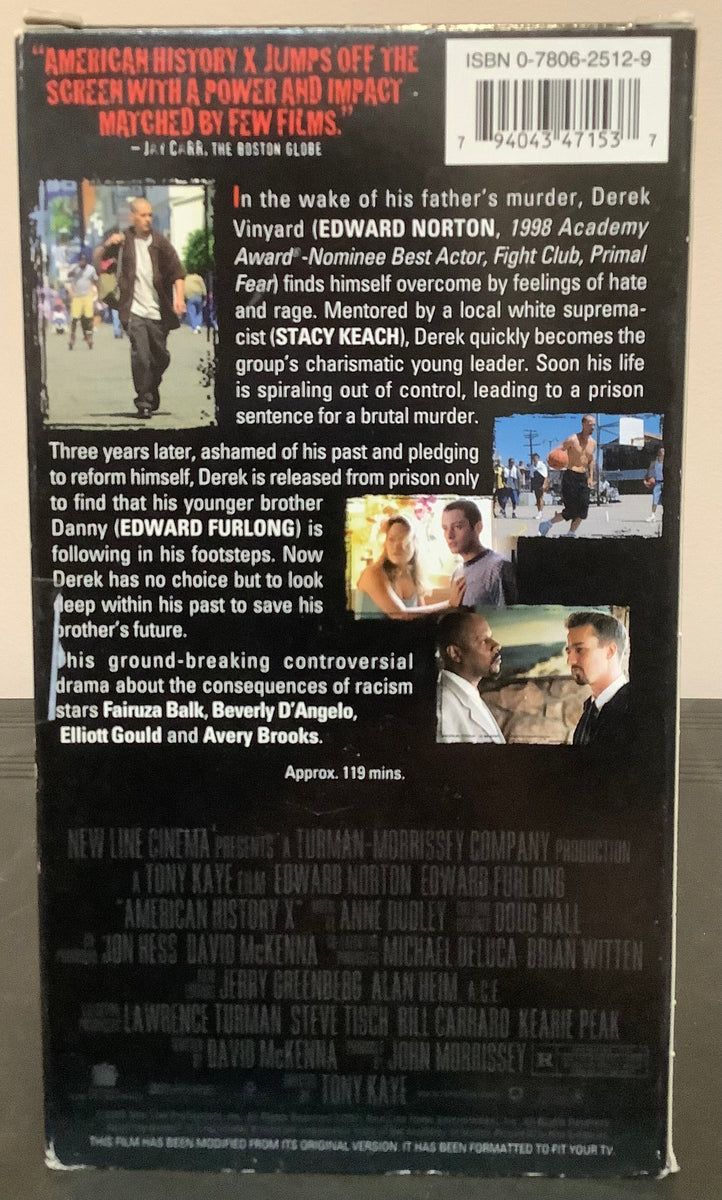 American History X VHS – Orbit DVD