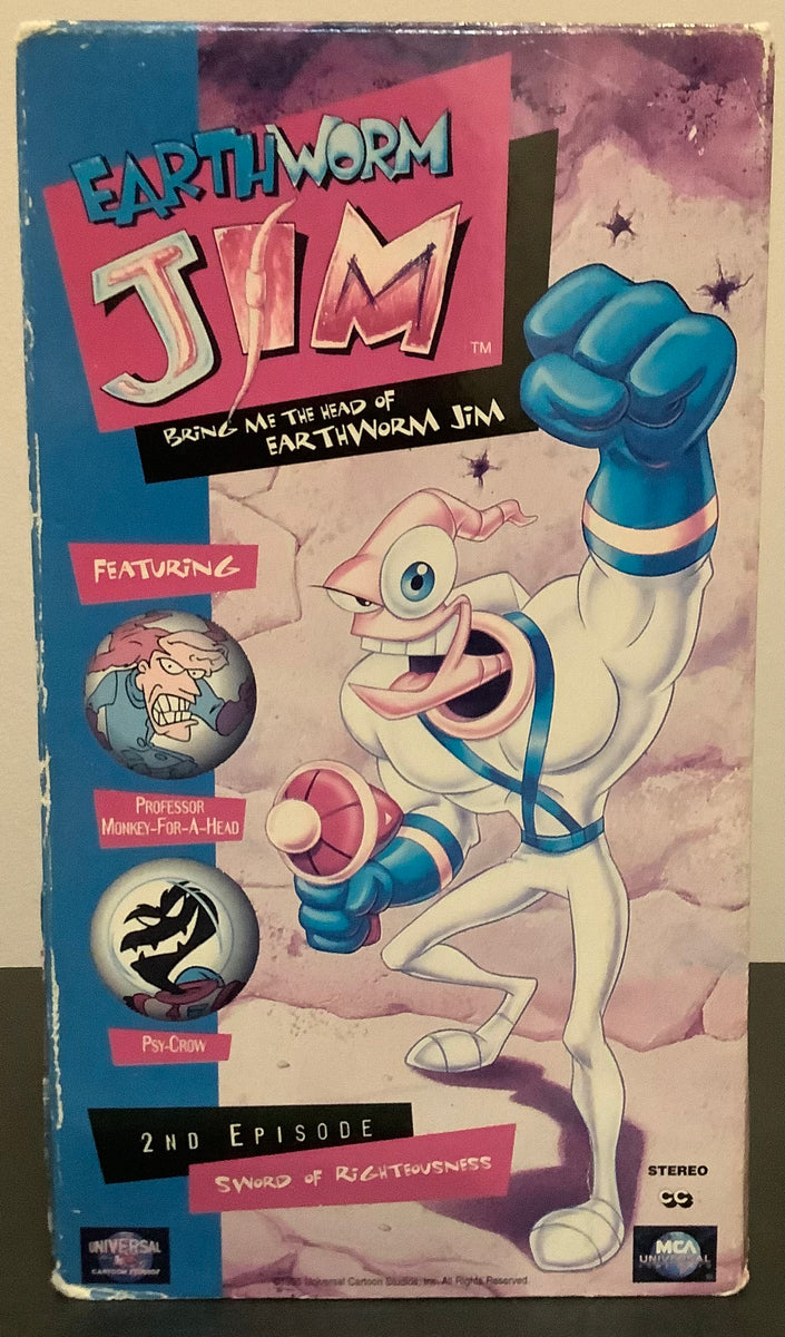 Earthworm Jim: Bring Me The Head Of Earthworm Jim VHS – Orbit DVD