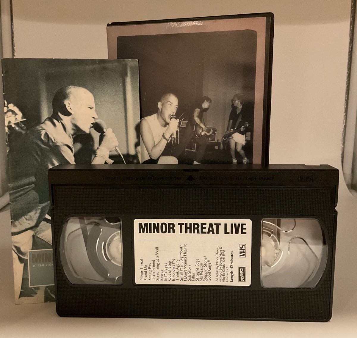 Minor Threat Live w/Booklet VHS – Orbit DVD