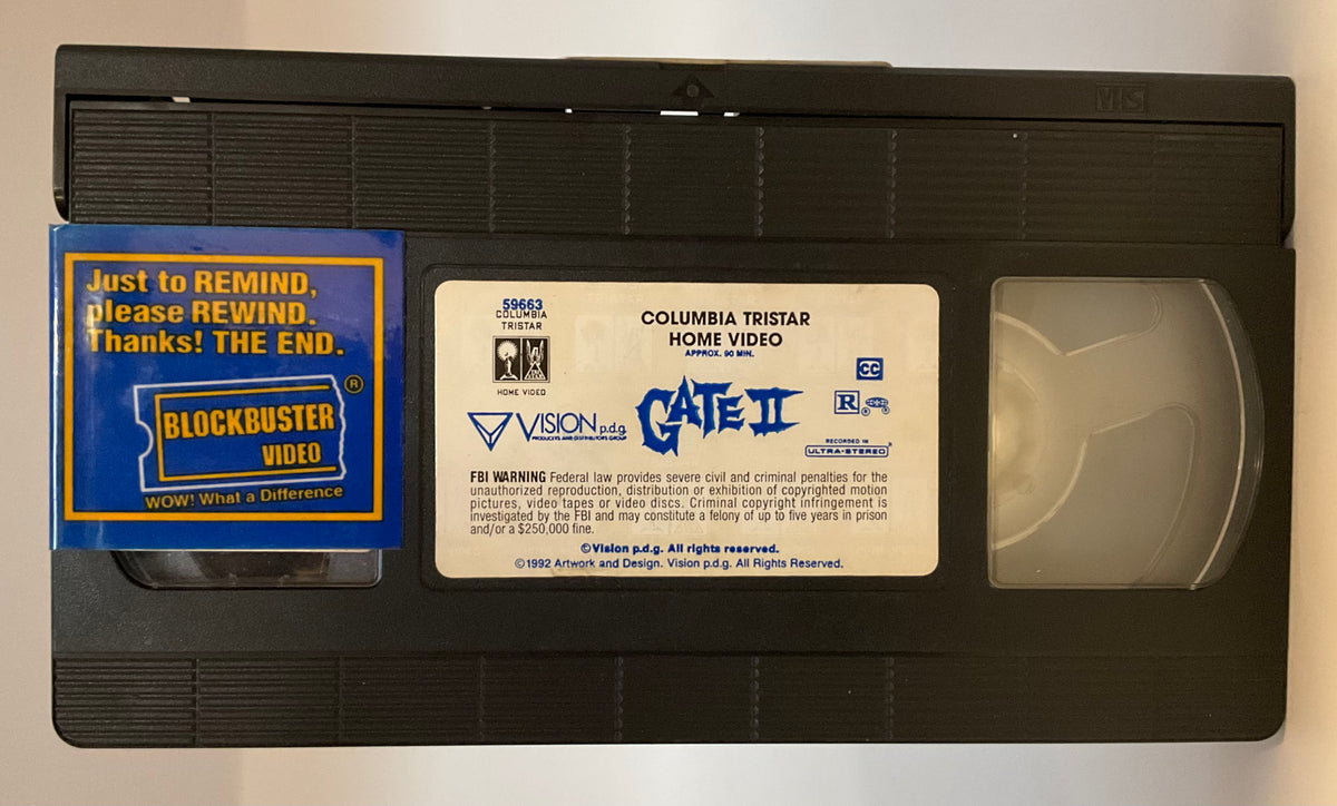 The Gate II VHS – Orbit DVD