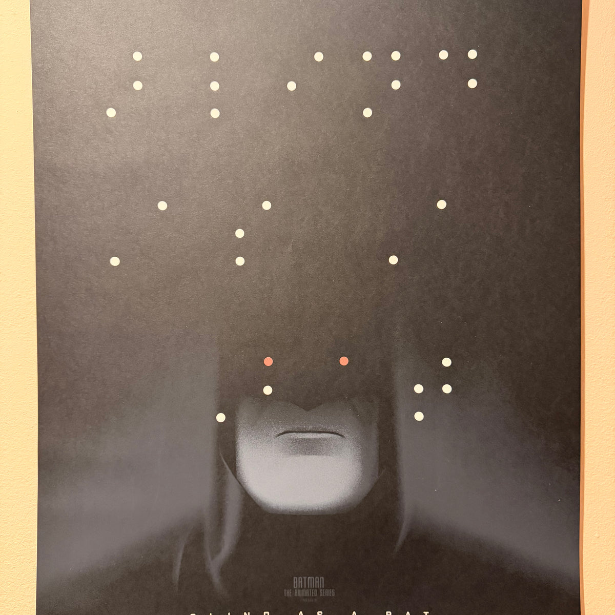 Batman: The Animated Series - Blind As A Bat Screenprinted Poster ...