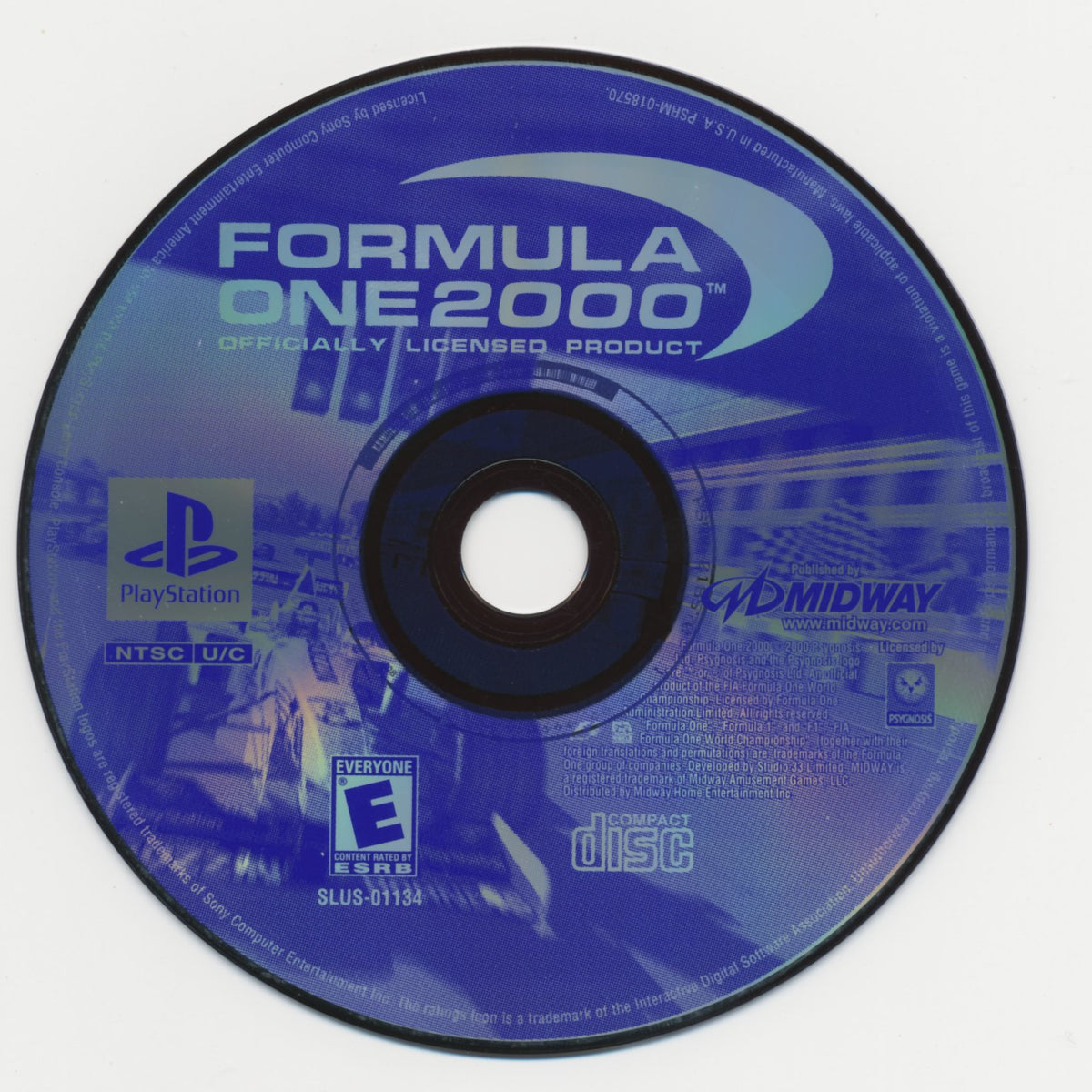 Formula One 2000 Playstation 1 LOOSE – Orbit DVD
