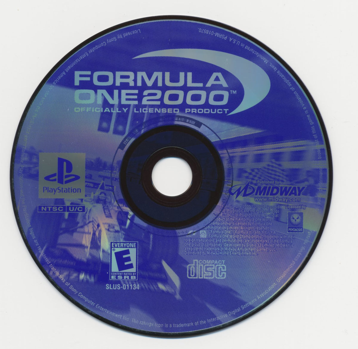 Formula One 2000 Playstation 1 LOOSE – Orbit DVD