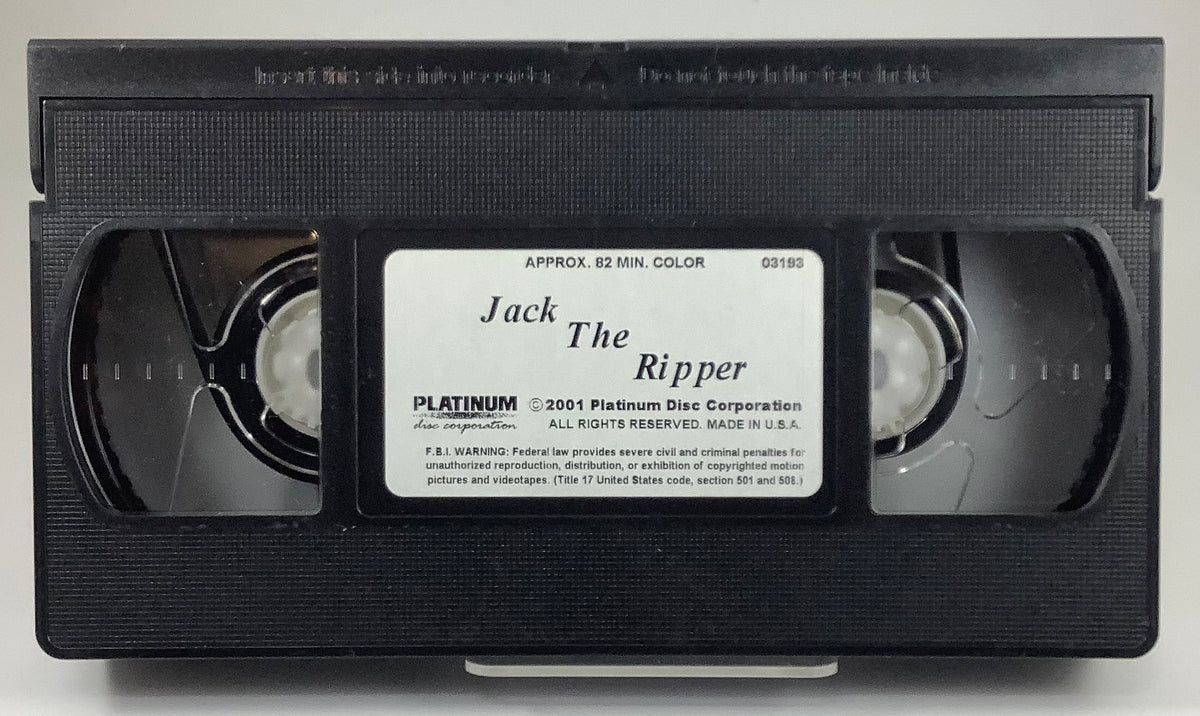 Jack the Ripper (1979) VHS – Orbit DVD