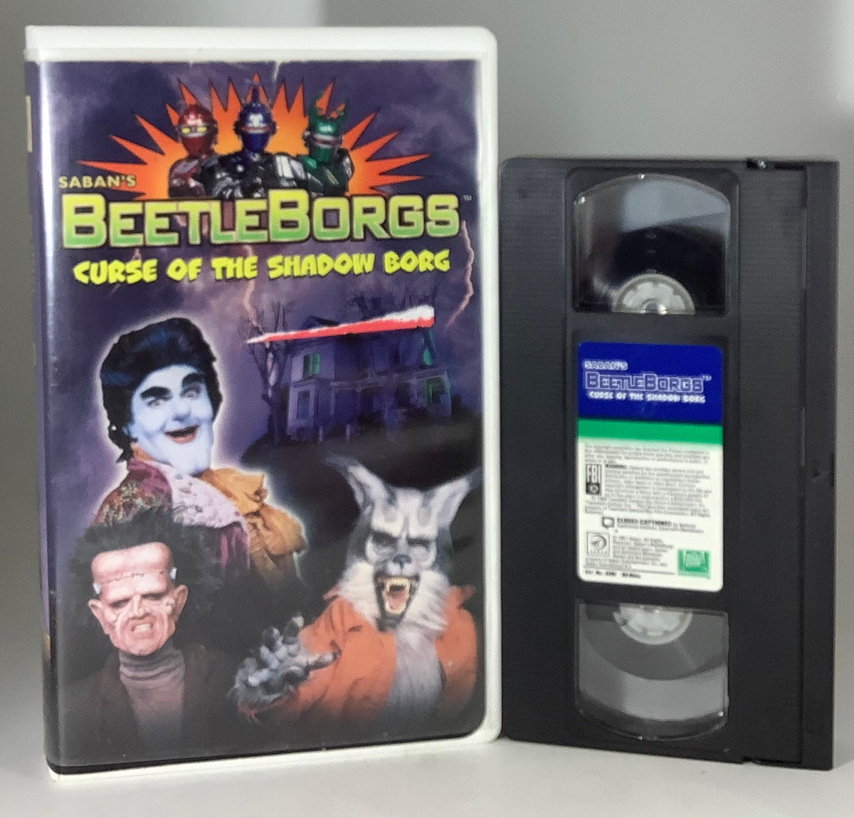 Beetleborgs: Curse of the Shadow Borg Clam Shell VHS – Orbit DVD