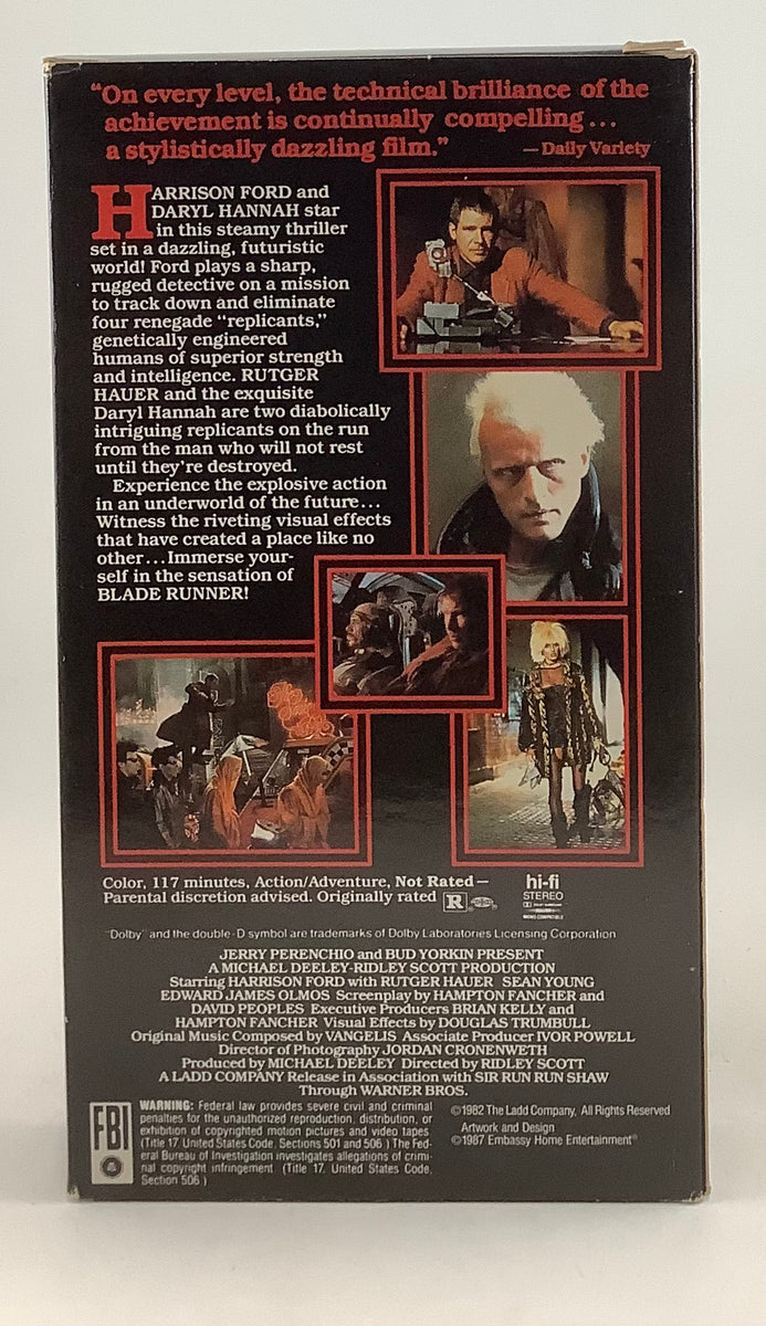 Blade Runner VHS – Orbit DVD