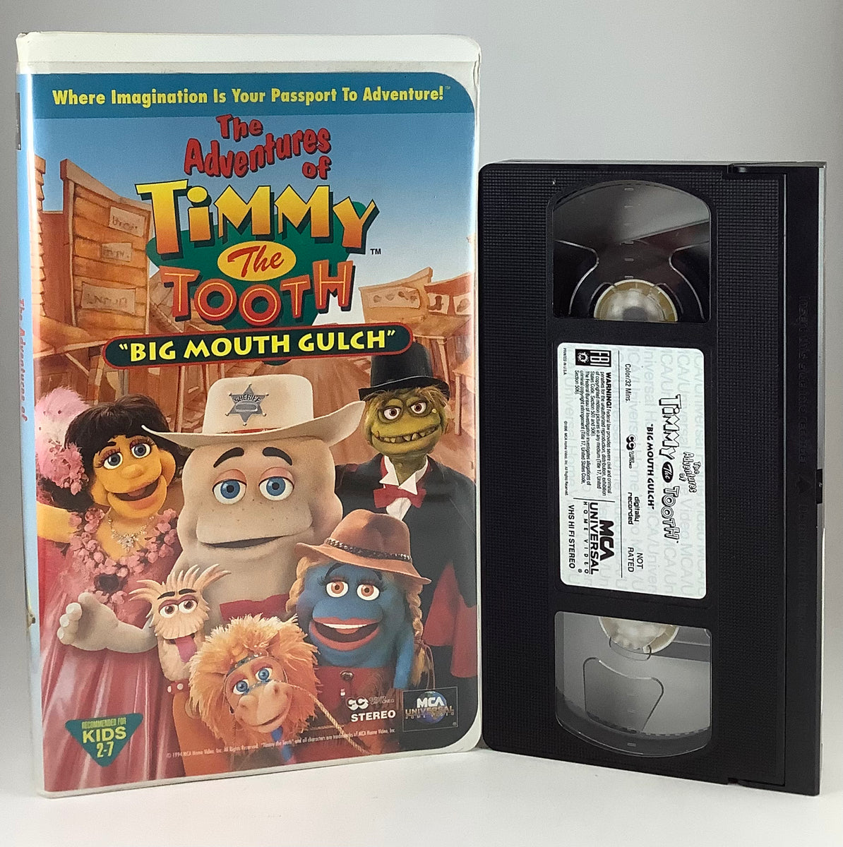 The Adventures of Timmy the Tooth: Big Mouth Gulch Clamshell VHS ...