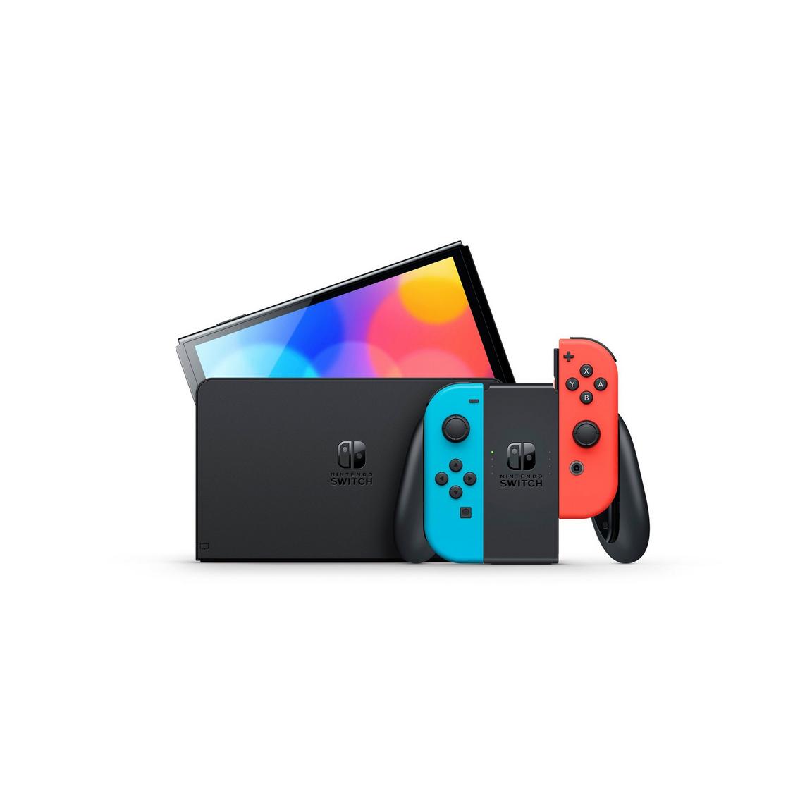 Nintendo Switch OLED Console [Cosmetic Damage]- Blue & Red Joy-Con LOO ...
