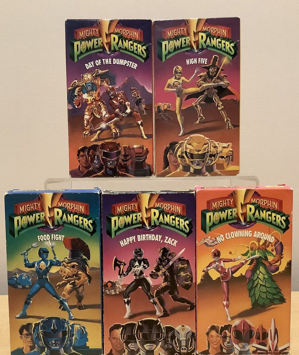 Mighty Morphin Power Rangers VHS Lot of 18 – Orbit DVD
